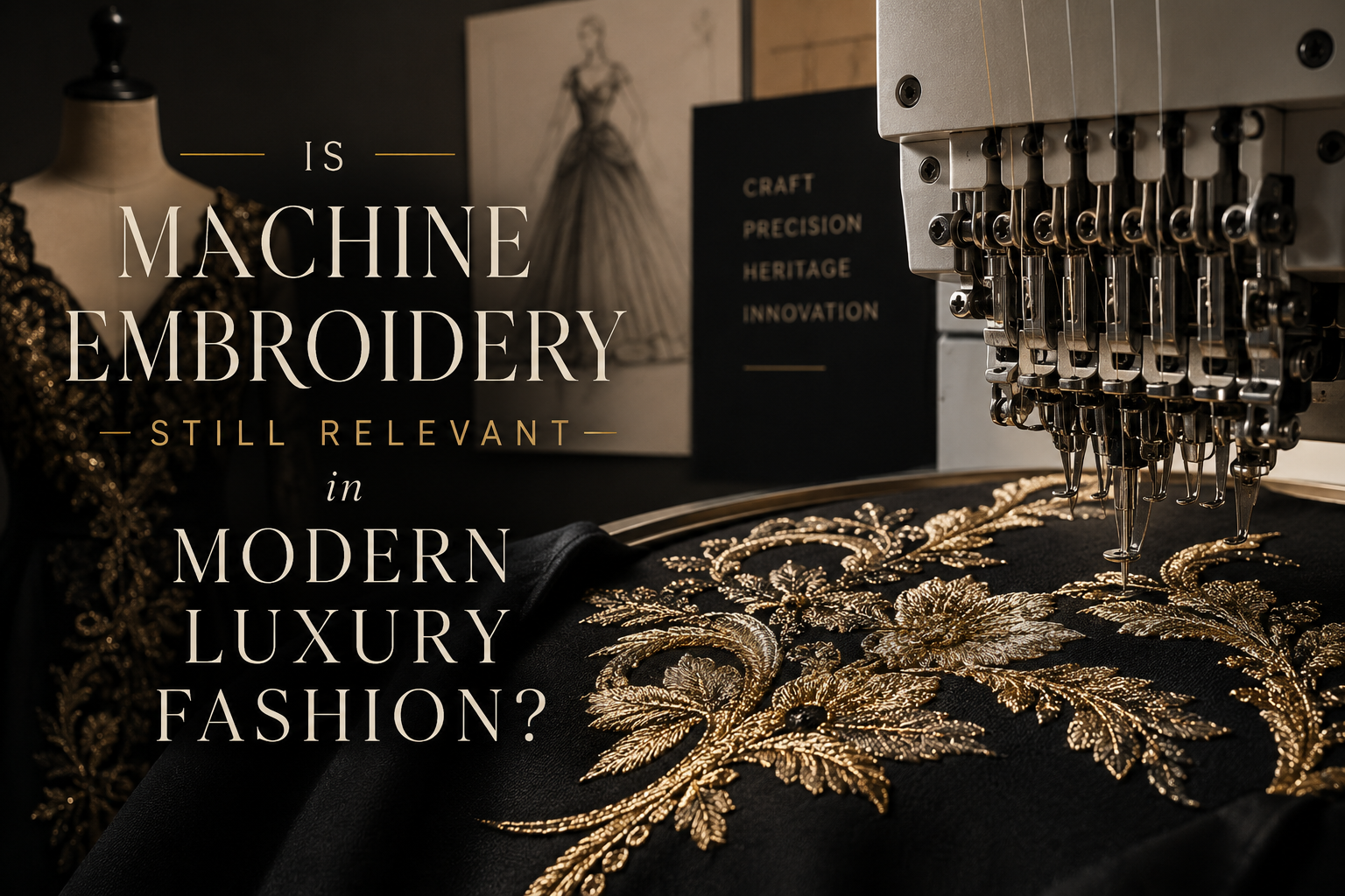 Is Machine Embroidery Still Relevant in Modern Luxury Fashion? – Online ...