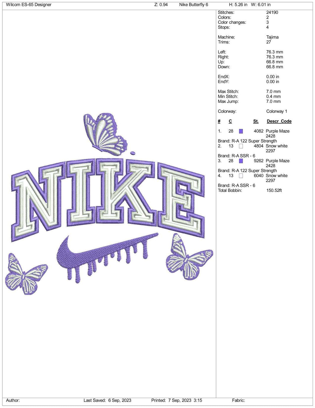 Shop Nike Embroidery Designs | 500+ Embroidery Files – Online ...