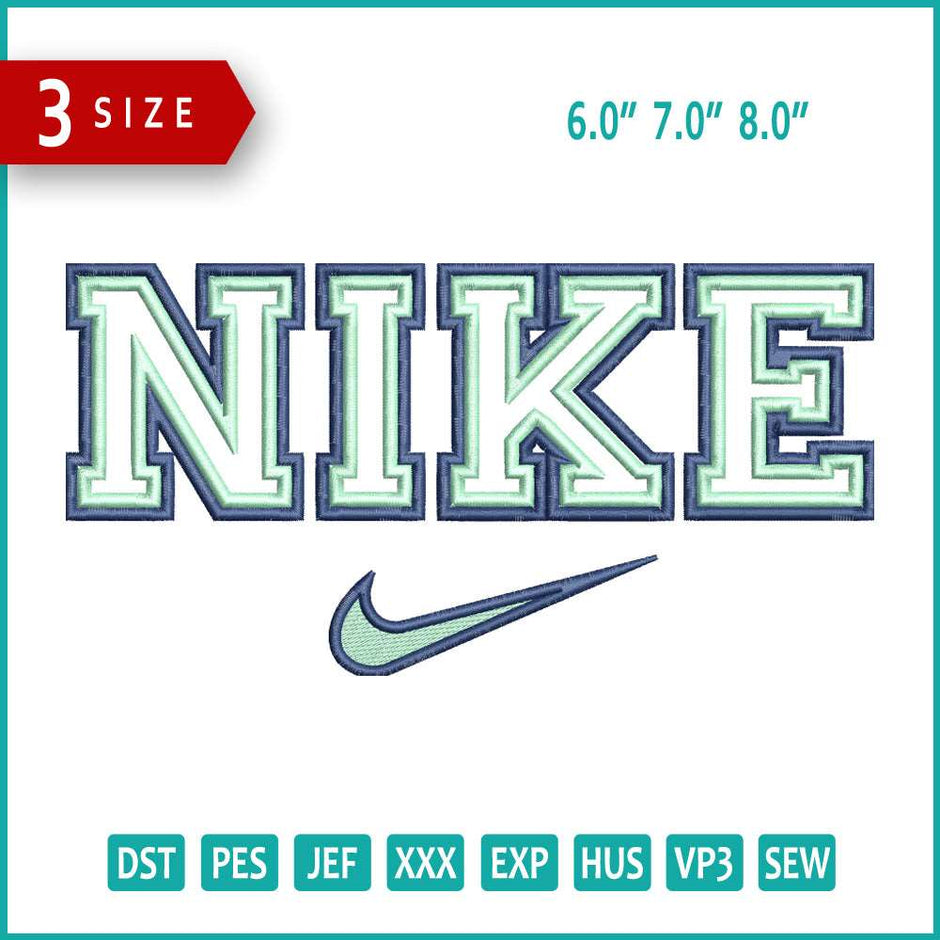 Shop Nike Embroidery Designs | 500+ Embroidery Files – Online ...