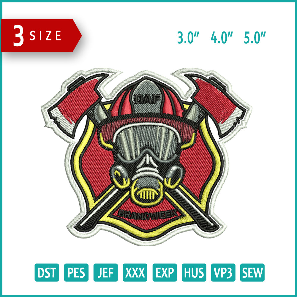 Leatherwood Fire Department Embroidery Design Files - 3 Size's – Online ...