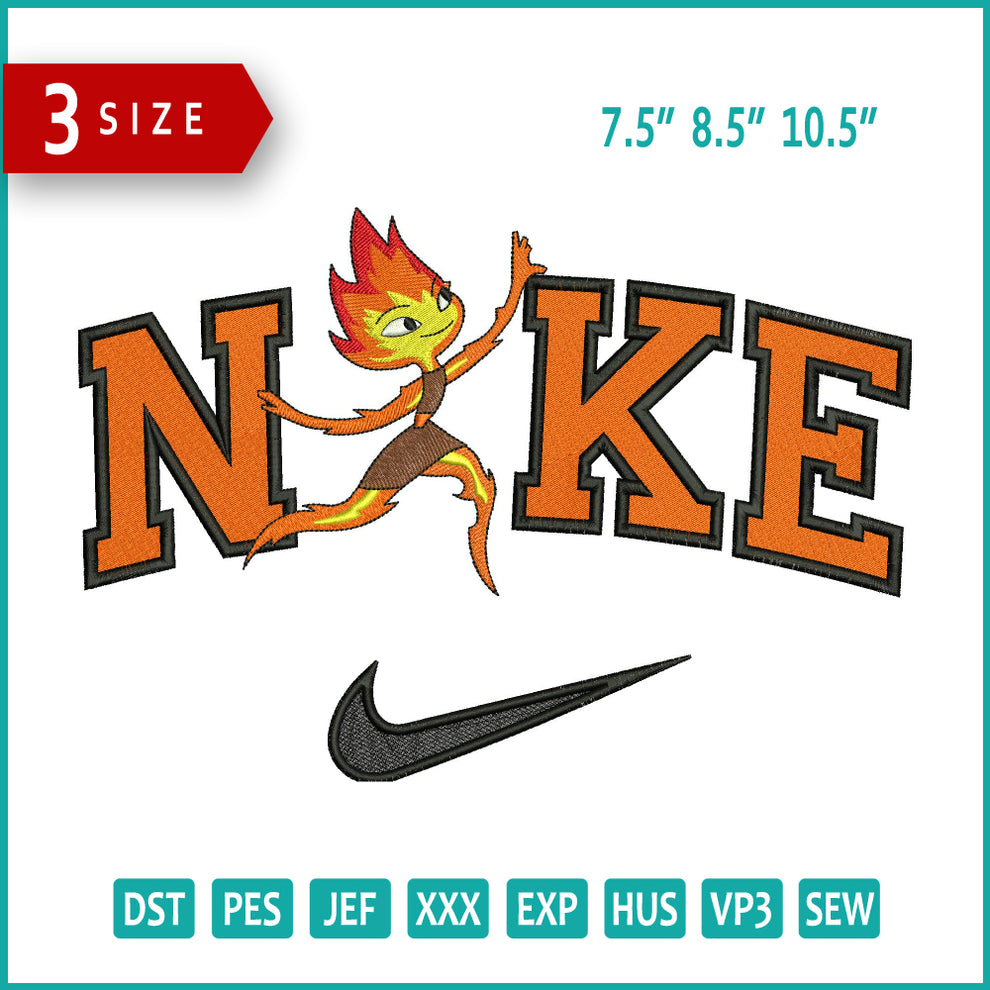 Nike Ember Lumen Embroidery Design Files - 3 Size's – Online Embroidery ...