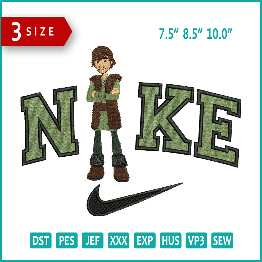 Nike Hiccup Horrendous Embroidery Design Files - 3 Size's – Online ...