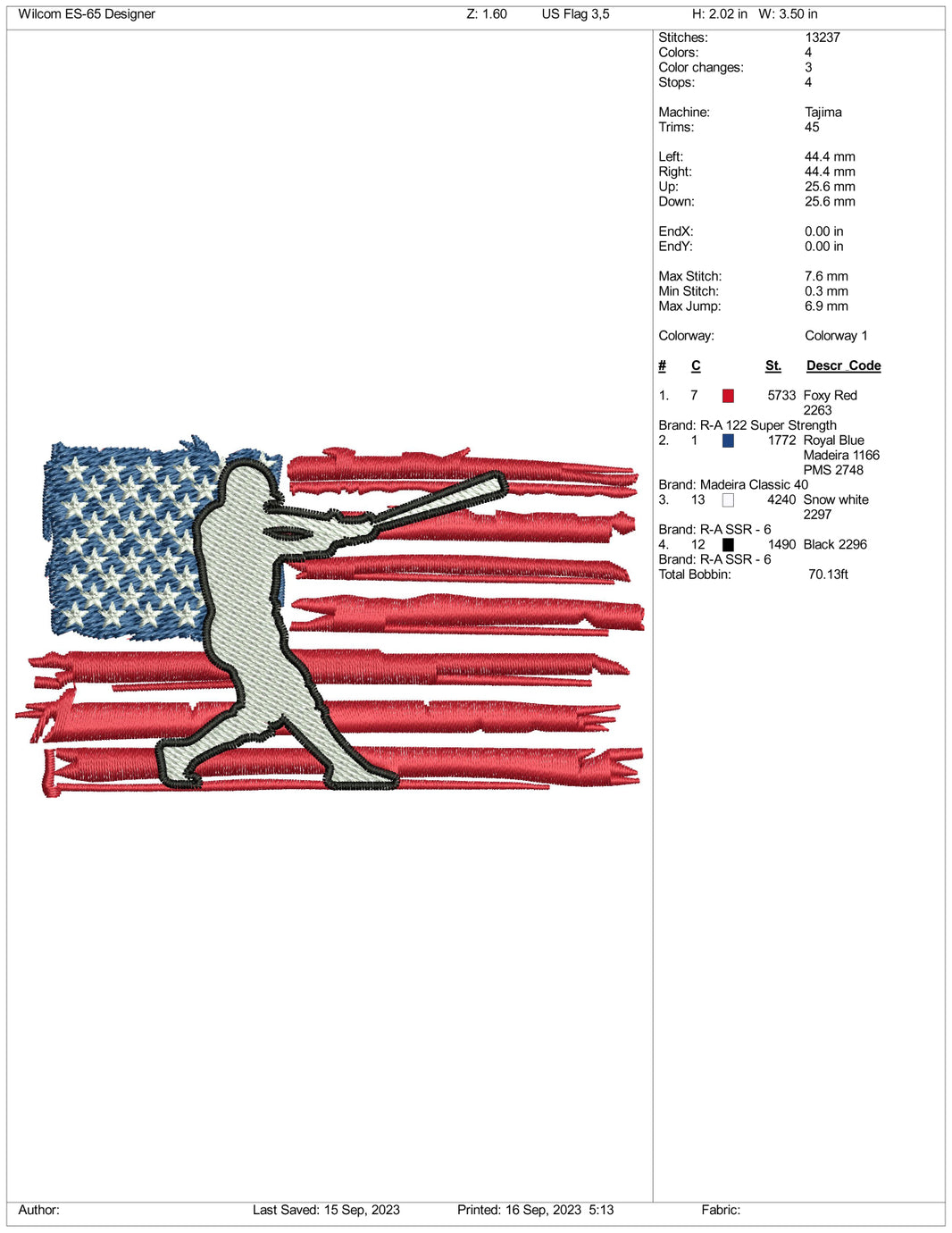 American Flag Designs for Embroidery Machines – Online Embroidery Designs